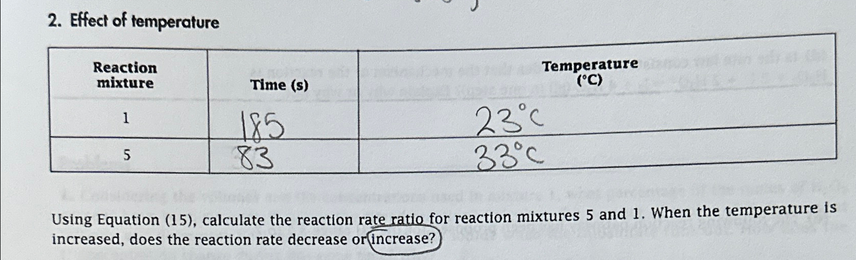 Solved Effect of | Chegg.com