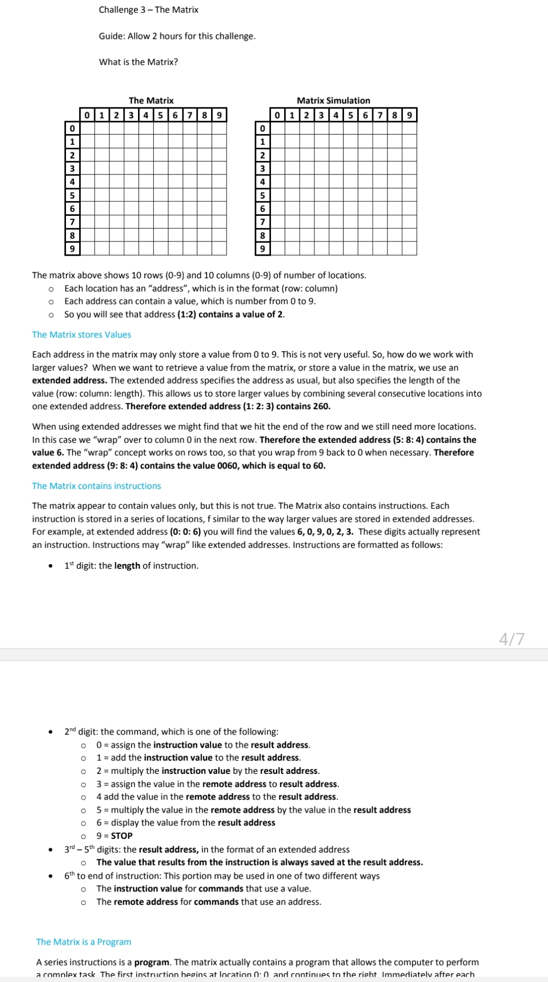 Solved Challenge 3 - The MatrixGuide: Allow 2 hours for | Chegg.com Solved Challenge 3 - The MatrixGuide: Allow 2 hours for | Chegg.com