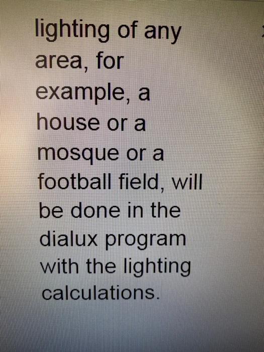 maximum and minimum lighting intensity (lux) how many | Chegg.com