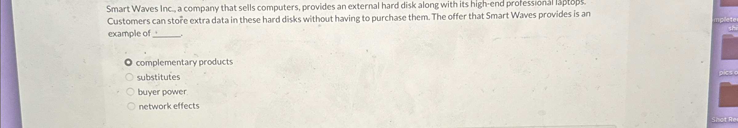 Solved Smart Waves Inc., a company that sells computers, | Chegg.com