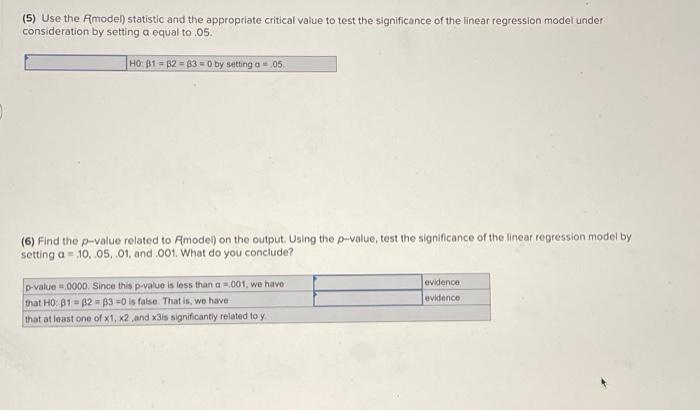 Solved We give JMP output of regression analysis. Above | Chegg.com