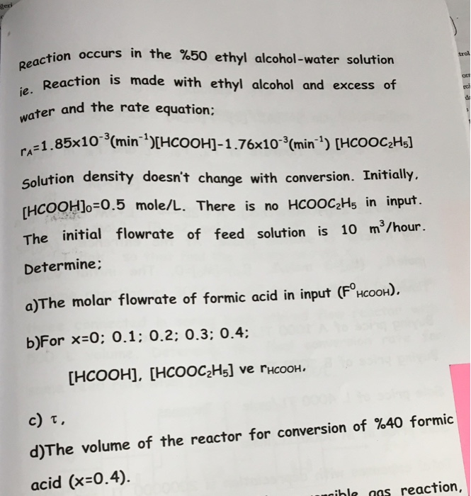 Solved EXAMPLE 20 (HOMEWORK): The ethyl ester of formic acid | Chegg.com