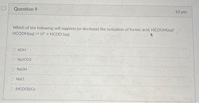 Solved Which of the following will suppress (or decrease) | Chegg.com