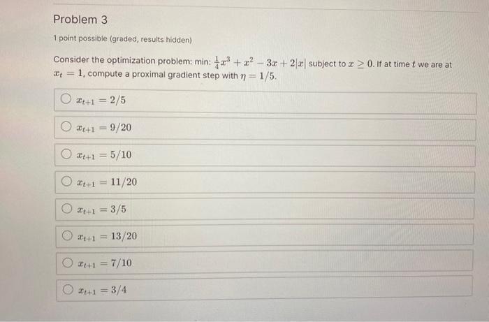 Solved 1 point possible (graded, resuits hidden) Consider | Chegg.com