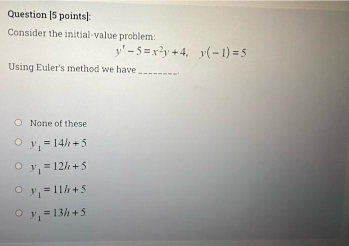 Solved Question [5 points]: Using a proper substitution, | Chegg.com