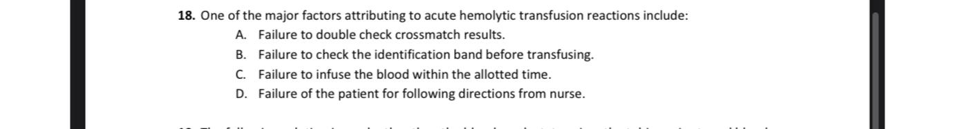 Solved One of the major factors attributing to acute | Chegg.com