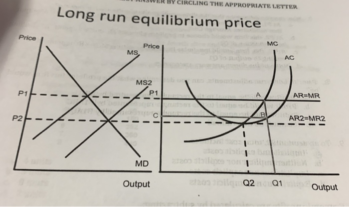 Solved 8. Prior to Long-run adjustments, can you determine | Chegg.com