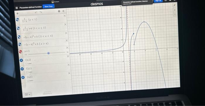 Solved This question refers to the graph in DESMOS provided | Chegg.com Solved This question refers to the graph in DESMOS provided | Chegg.com