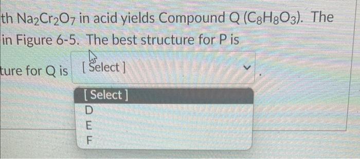 Solved Compound P has the formula C8H10O. Treating P with | Chegg.com