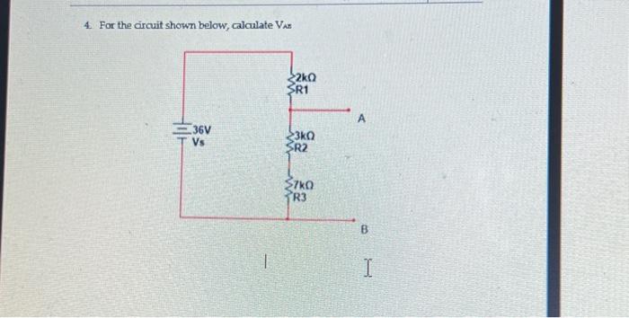 Solved 4. For the circuit shown below, calculate VN | Chegg.com
