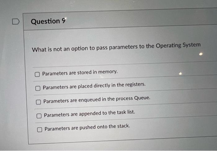Solved operating systemwhich is the correct answer? answer | Chegg.com