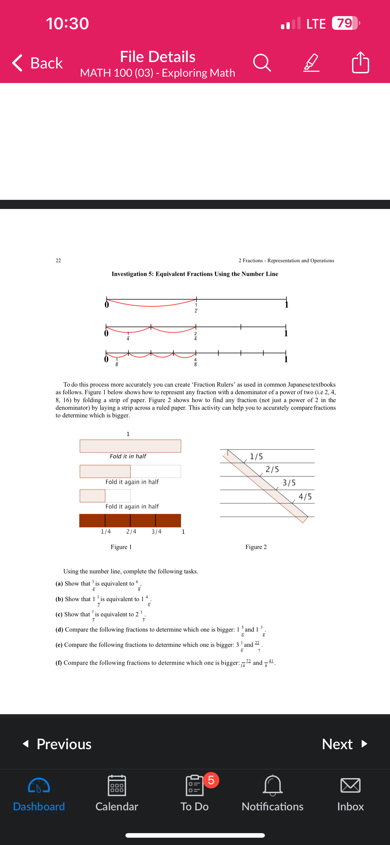 Solved Using the number line, complete the following | Chegg.com