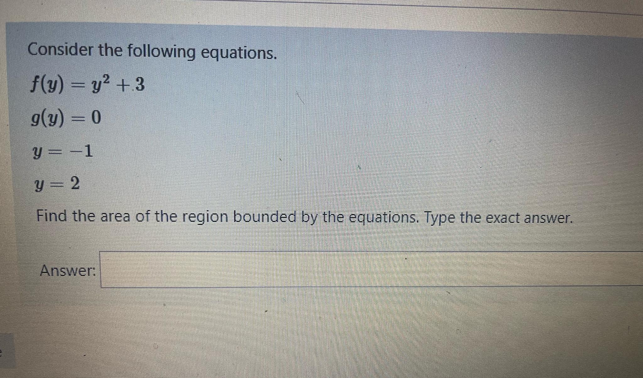 Solved Consider the following | Chegg.com