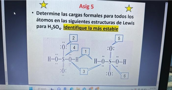 Solved - Determine las cargas formales para todos los átomos | Chegg.com