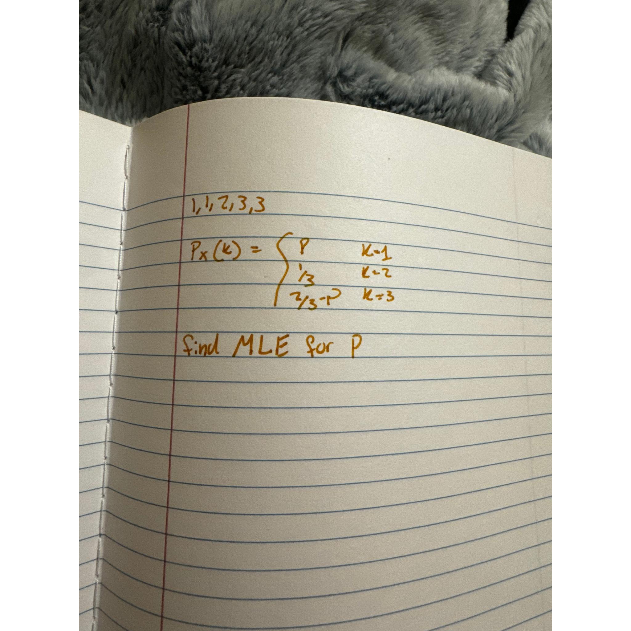 Solved 1,1,2,3,3Px(k)={8,k-113,k-223-p,k=3find MLE for P | Chegg.com