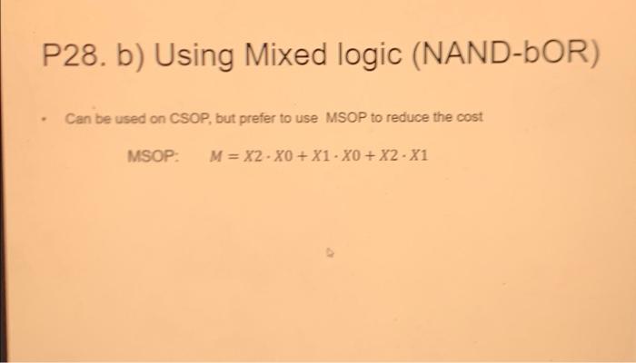 Solved Problem 28 A Majority Function Has An Output Of True