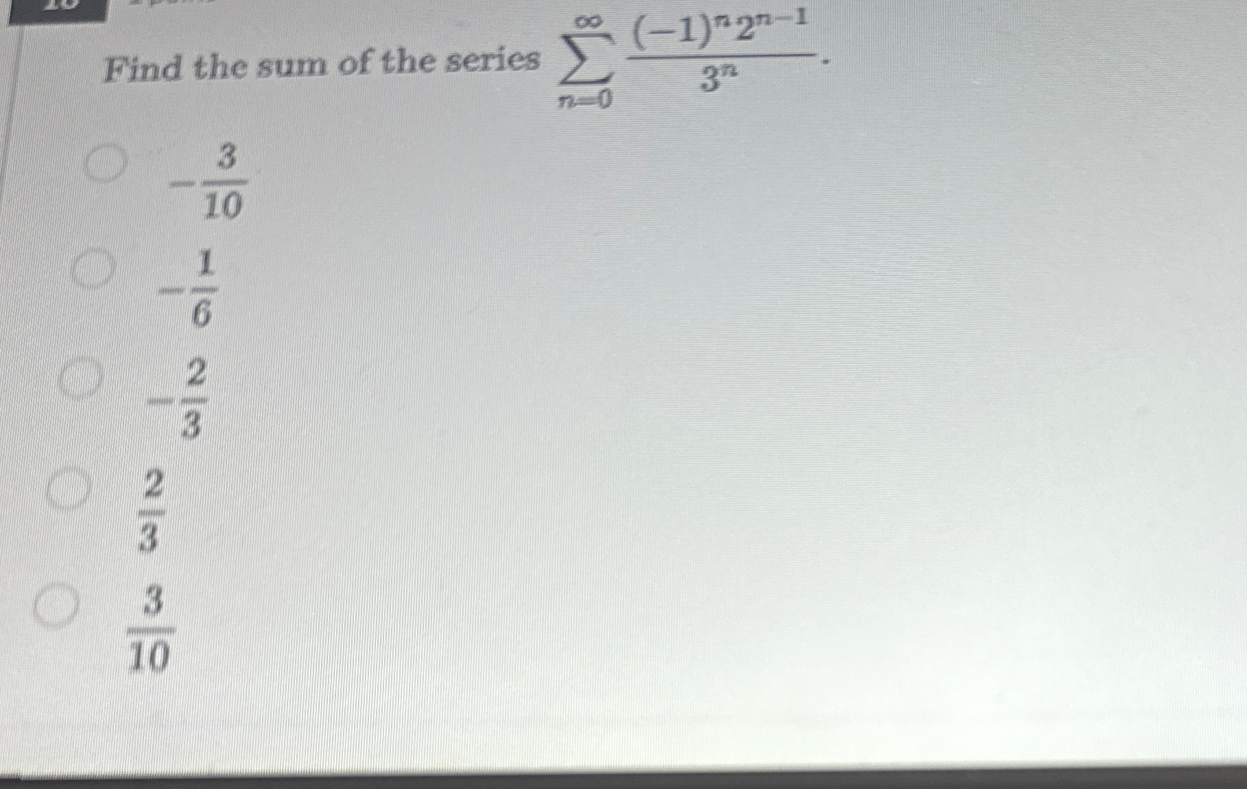 Solved Find the sum of the series | Chegg.com | Chegg.com