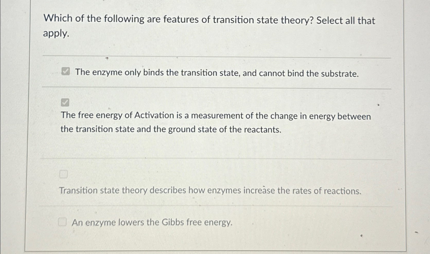 Solved Which of the following are features of transition | Chegg.com