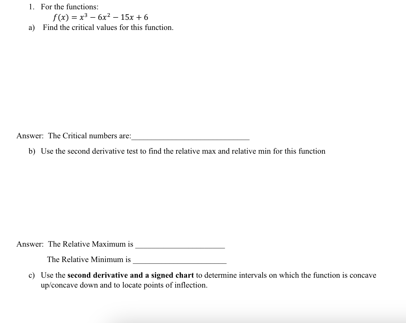 Solved Solve the following function: | Chegg.com