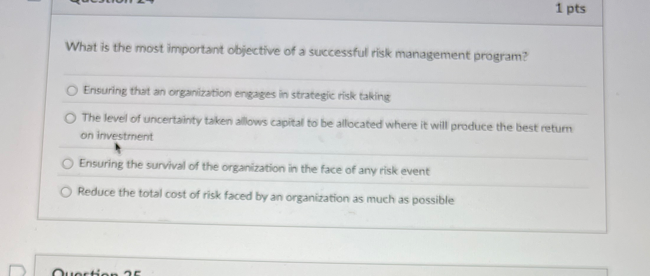 Solved What is the most important objective of a successful | Chegg.com