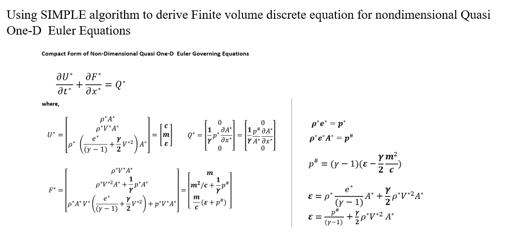 Solved Using Simple Semi Implicit Method For 4353