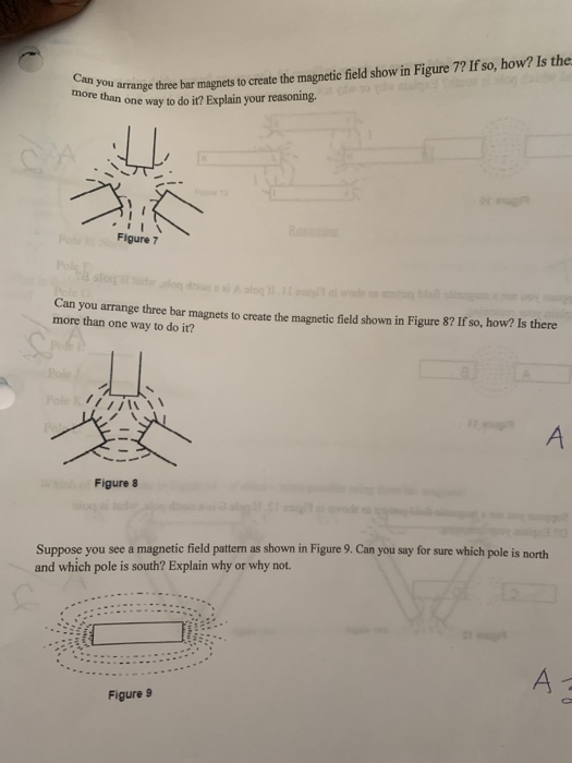 Solved Can you arrange u arrange three bar magnets to create | Chegg.com