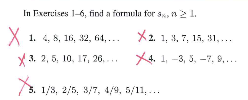Solved In Exercises 1-6, ﻿find a formula for | Chegg.com