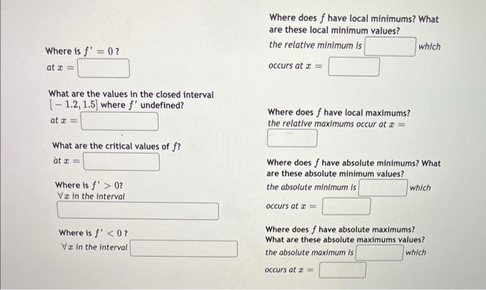 Solved The function f is graphed below. State the values | Chegg.com