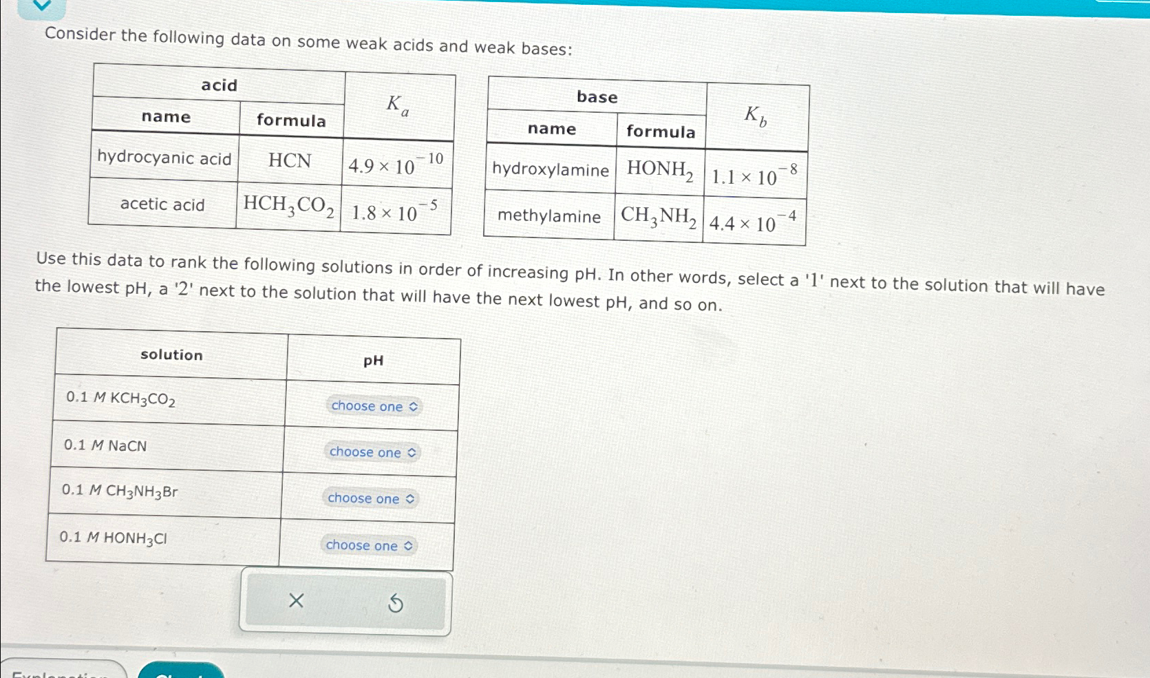 Solved Consider the following data on some weak acids and | Chegg.com