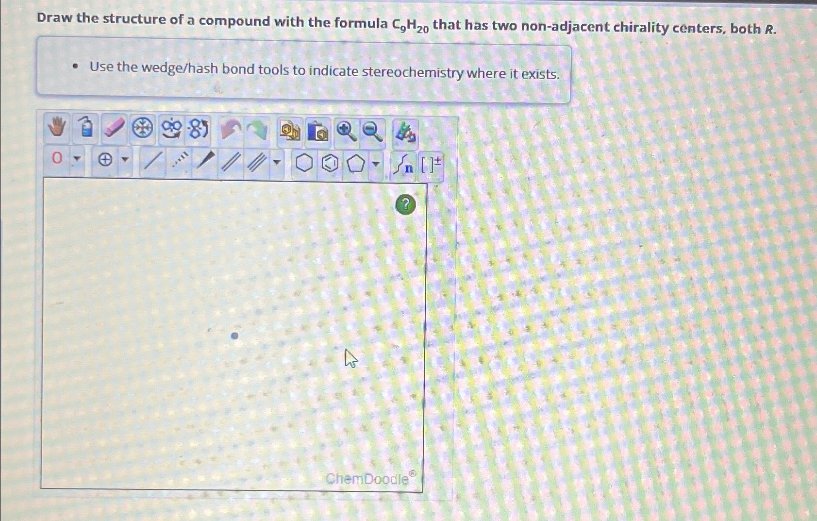Solved Draw the structure of a compound with the formula | Chegg.com
