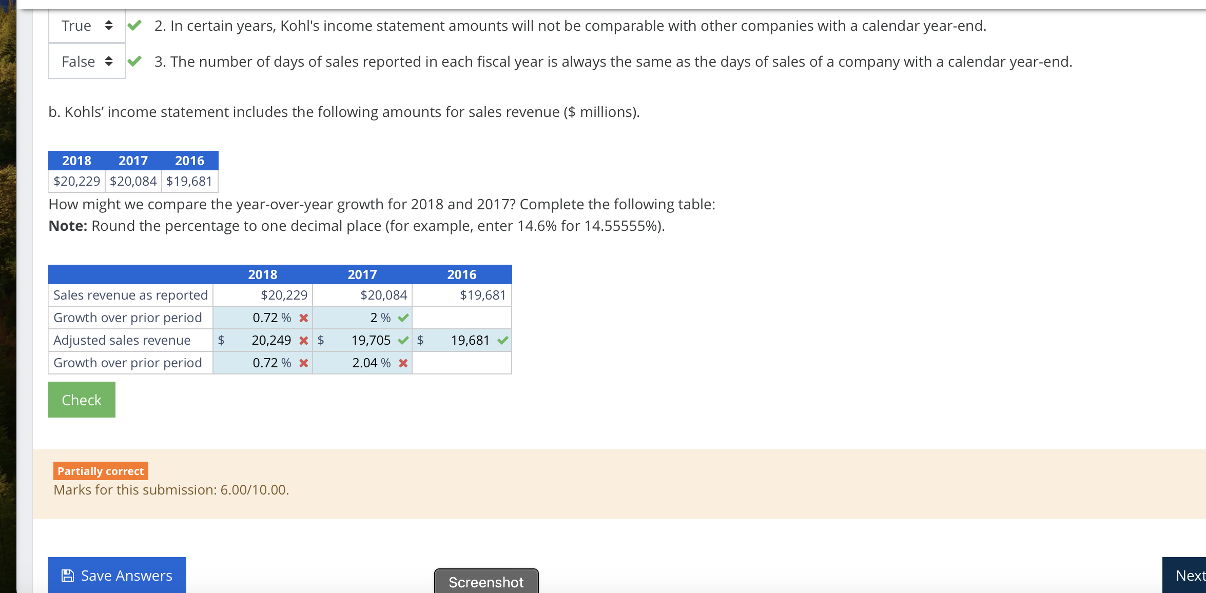 53 ﻿Week Fiscal Year Kohls reports the following | Chegg.com