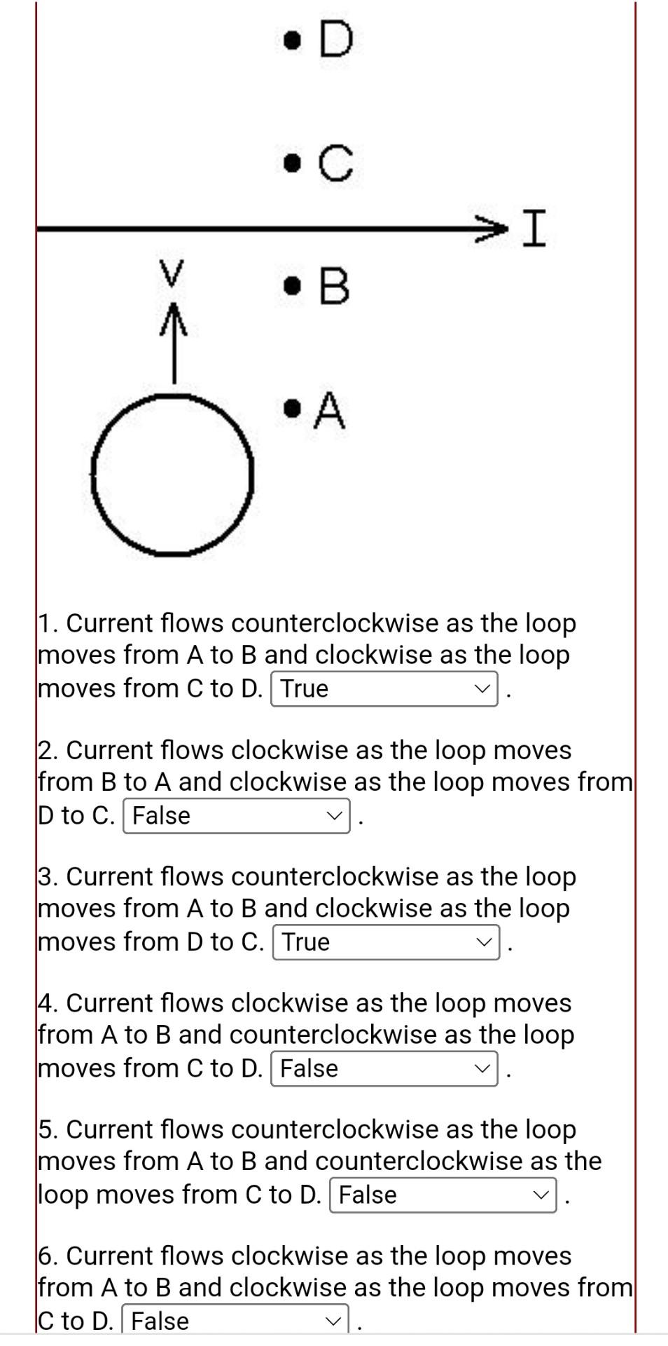 Solved A wire carries a constant current II to the right. A | Chegg.com