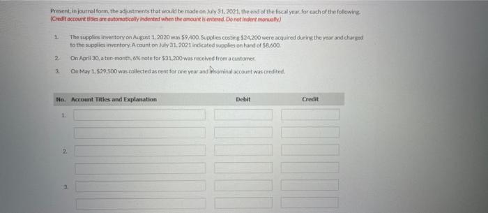 Solved Prement in journal form, the ad,istrments that would | Chegg.com