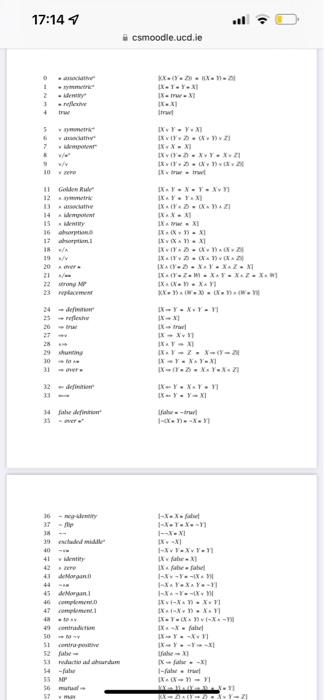 Solved Using Laws of the Predicate Calculus 0−56, prove the | Chegg.com