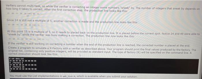 A. K-Factory inakes integers, which are supposed to | Chegg.com