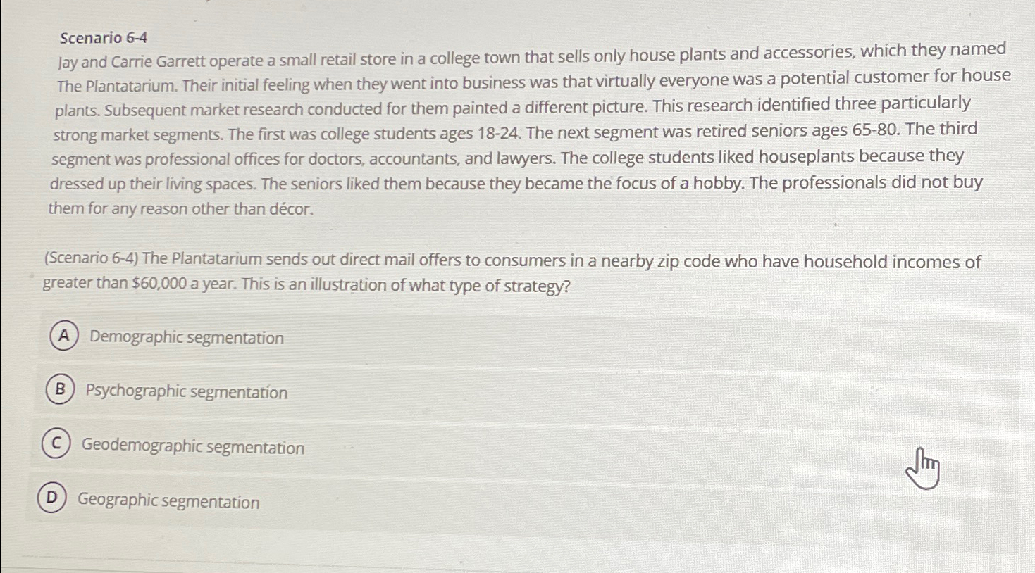 Solved Scenario 6-4Jay and Carrie Garrett operate a small | Chegg.com
