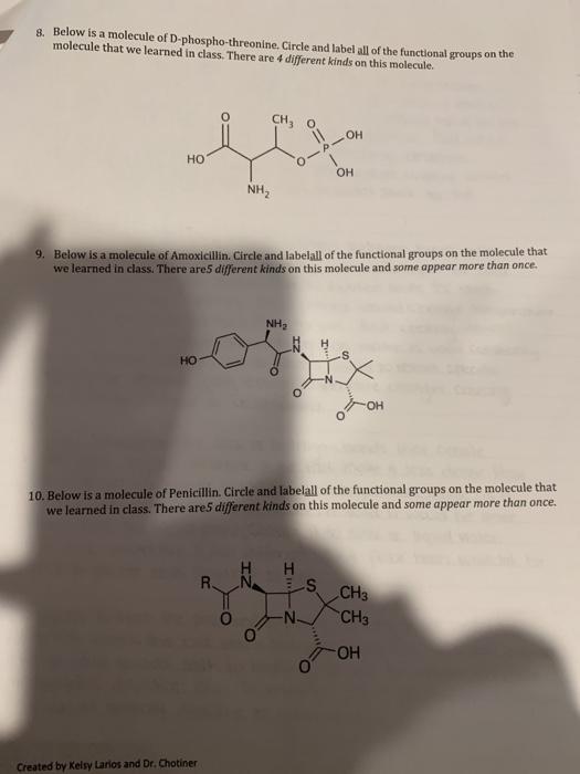 Solved 6. Using any combination of n(CH20), draw examples of | Chegg.com