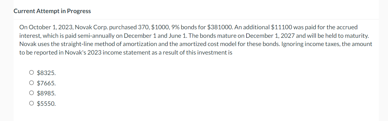 Solved Current Attempt in ProgressOn October 1, 2023, ﻿Novak | Chegg.com