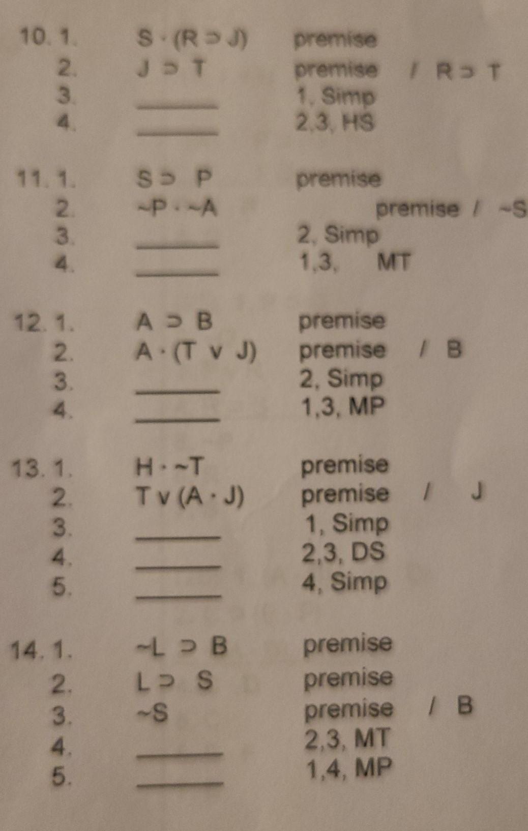 Solved Eight rules of implication Part I. Name the rule. In | Chegg.com