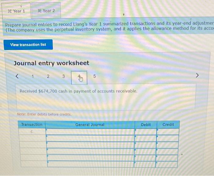 Solved Liang Company began operations in Year 1. During its | Chegg.com