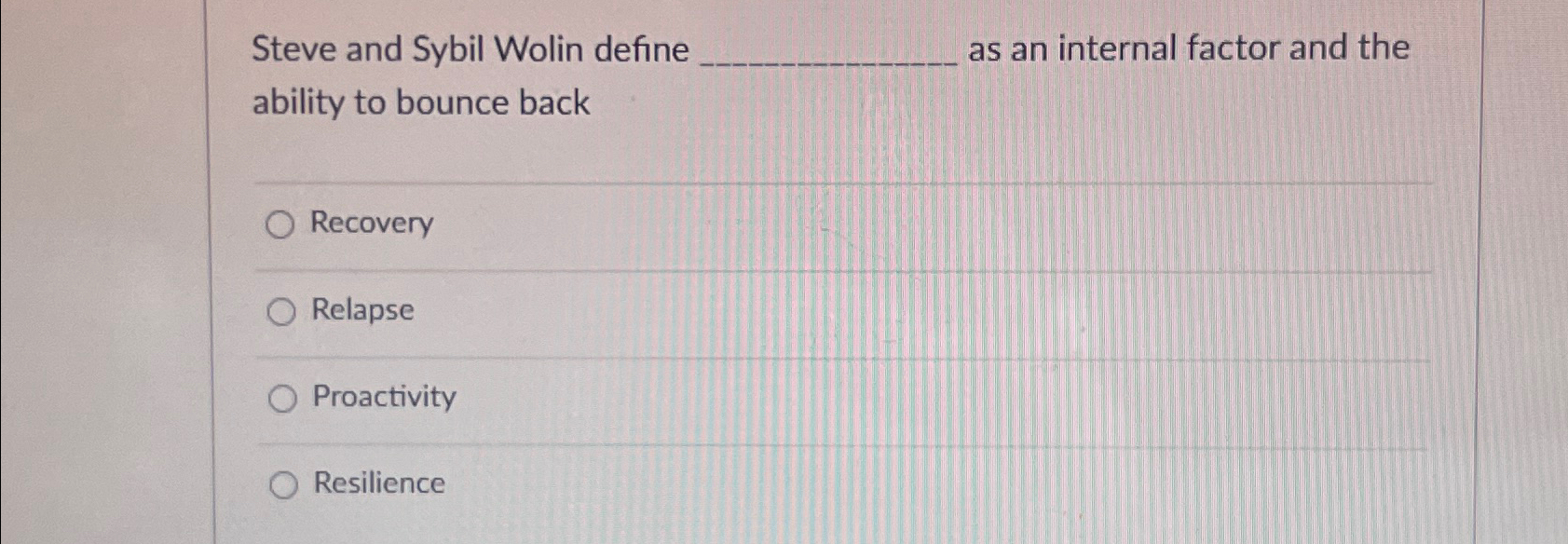 Solved Steve and Sybil Wolin define ﻿as an internal factor | Chegg.com