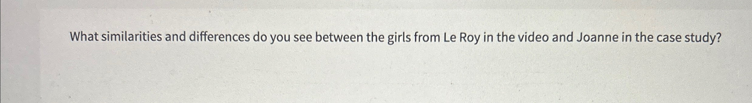 Solved What similarities and differences do you see between | Chegg.com