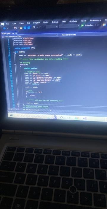 Solved c++ please my starting cpp file is in picture below( | Chegg.com