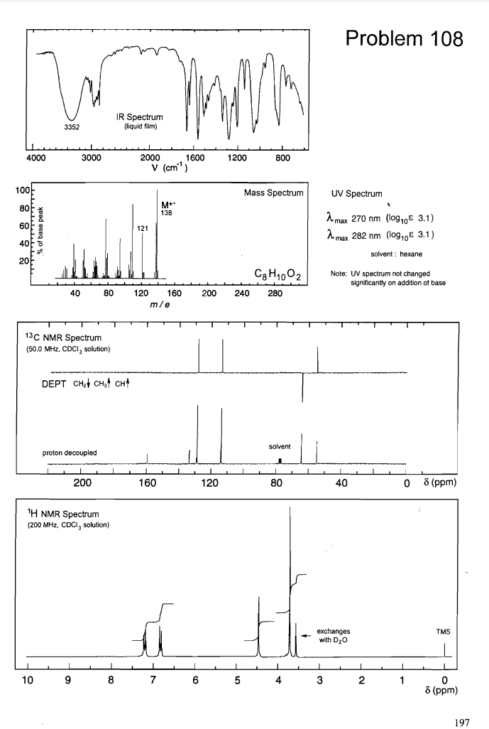 Solved using IR NMR determine the molecule. please explain | Chegg.com