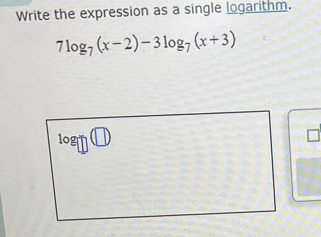 Solved Write the expression as a single | Chegg.com
