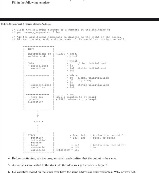 Solved 1. Preamble Every Linux process has its own dedicated | Chegg.com