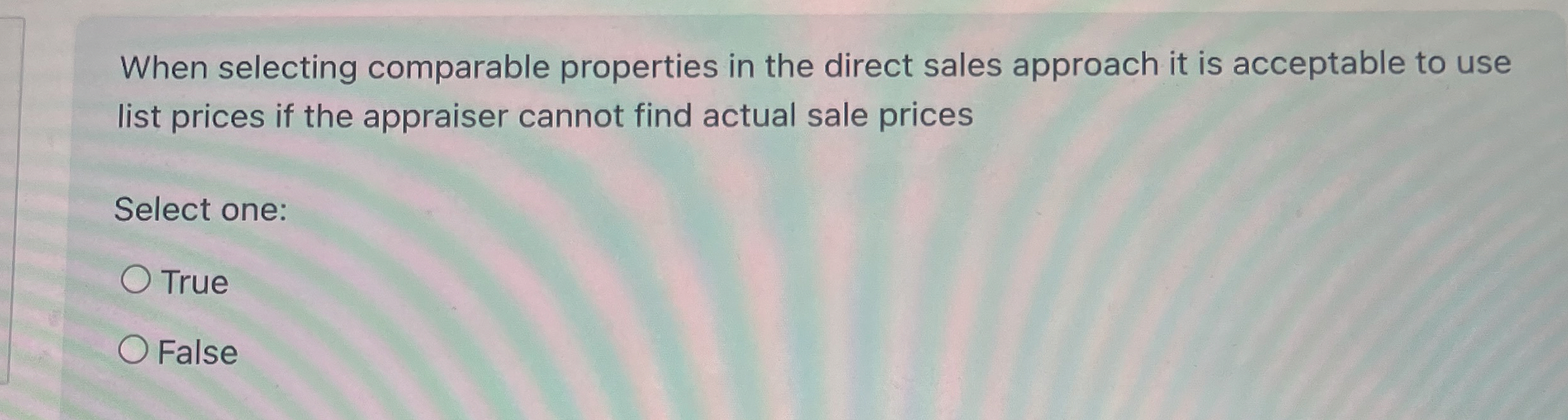 Solved When selecting comparable properties in the direct | Chegg.com