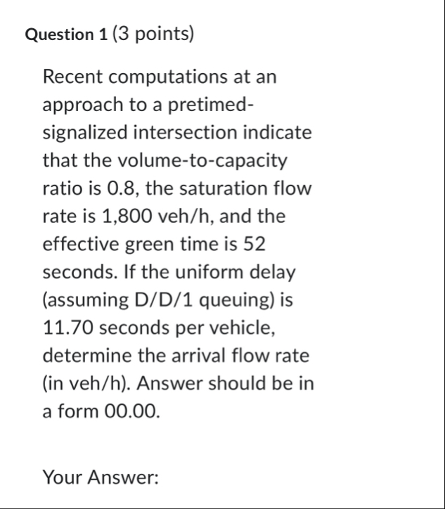 Solved Question 1 (3 ﻿points)Recent computations at an | Chegg.com