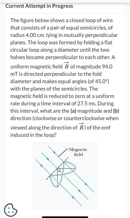 Solved The figure below shows a closed loop of wire that | Chegg.com