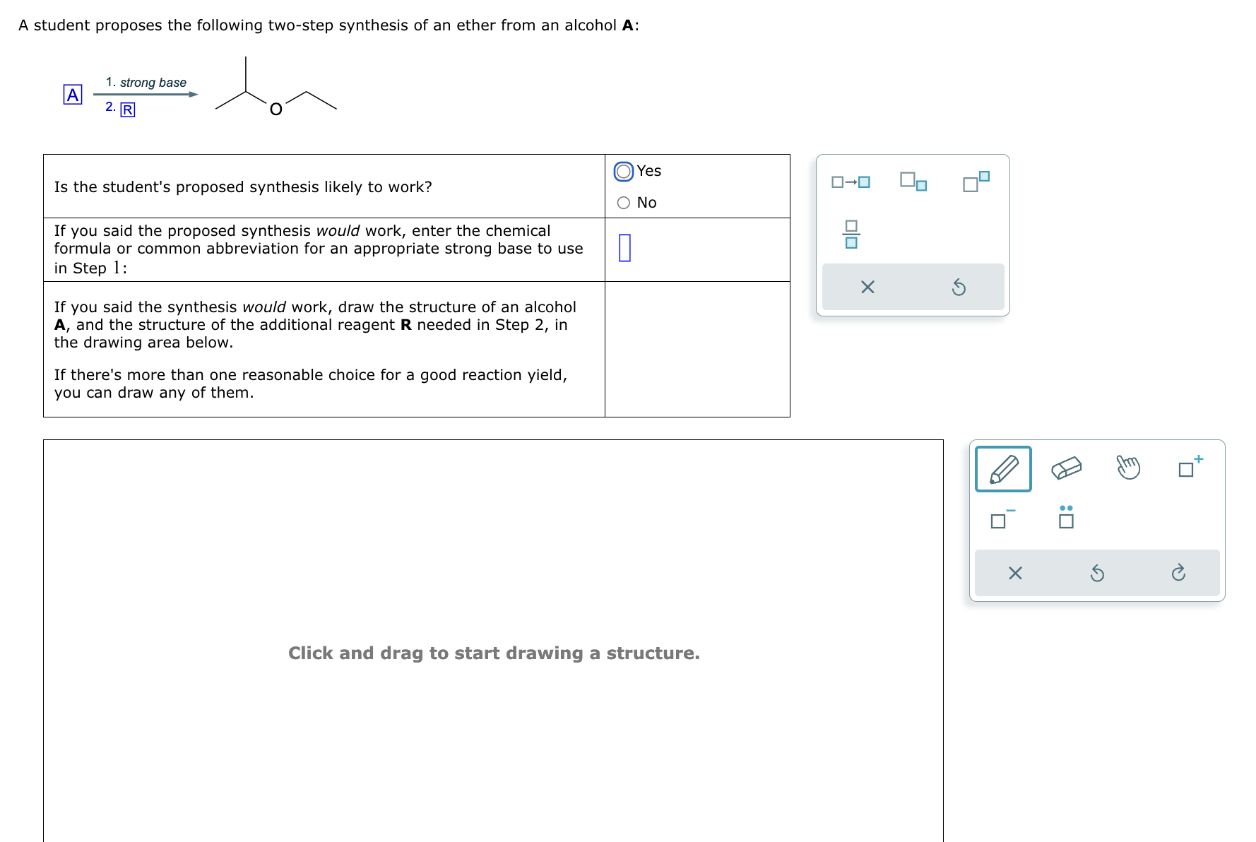 Solved A student proposes the following two-step synthesis | Chegg.com
